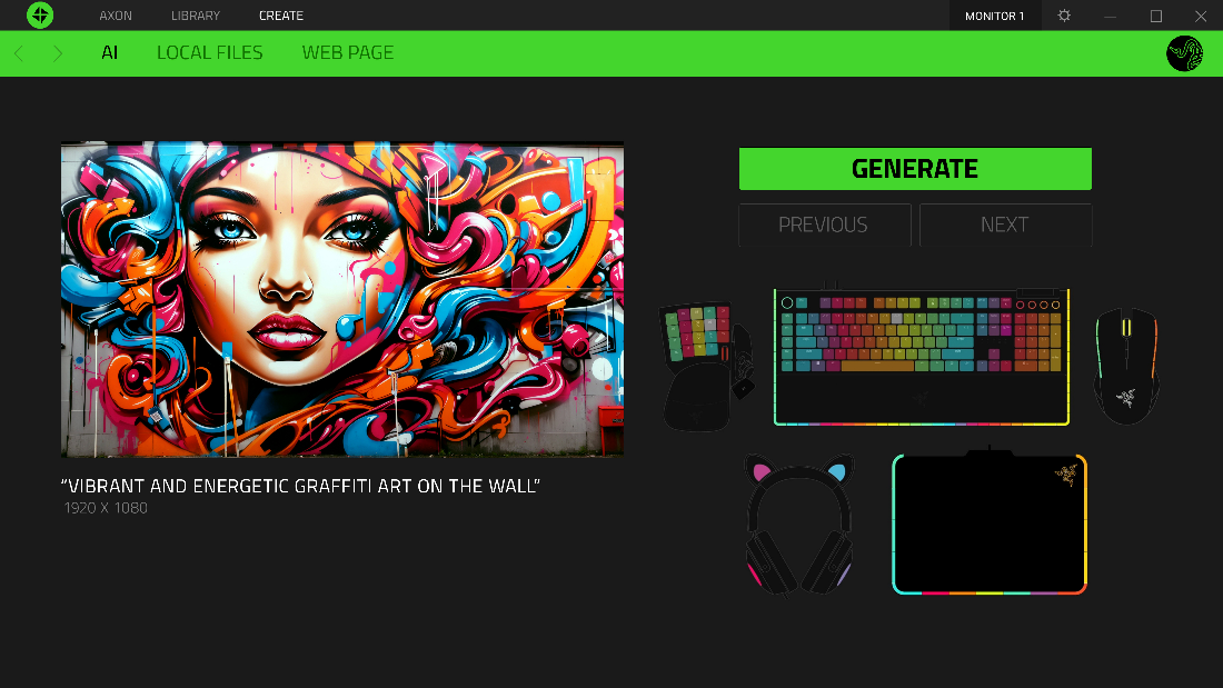 Razer Axon Create: usando IA para crear imágenes inspiradas en gaming ...