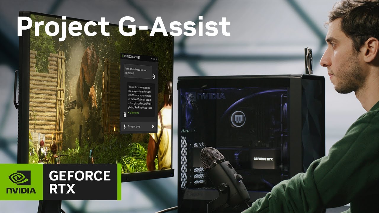 NVIDIA lanza Project G-Assist, ACE PC NIMs, nuevos portátiles RTX AI y mucho más en COMPUTEX